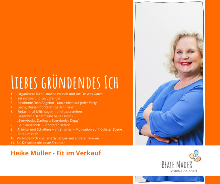 Heike Müller: Tipps an mein gründendes Ich | Beate Mader | 4. Juni 2021